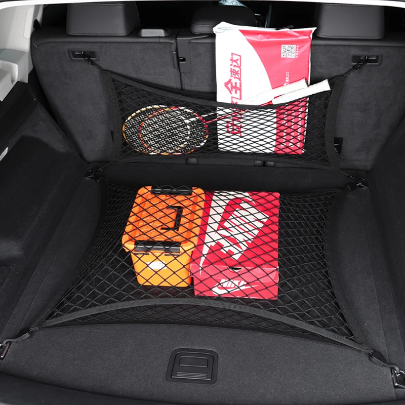 Suitable-for-VW-Touareg-trunk-storage-net-pocket-fixed-net-double ...