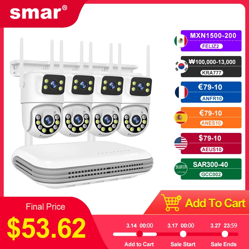 Smar-Wireless-CCTV-System-WiFi-Camera-Kit-6MP-IP-Cameras-With-Dual-Lens ...