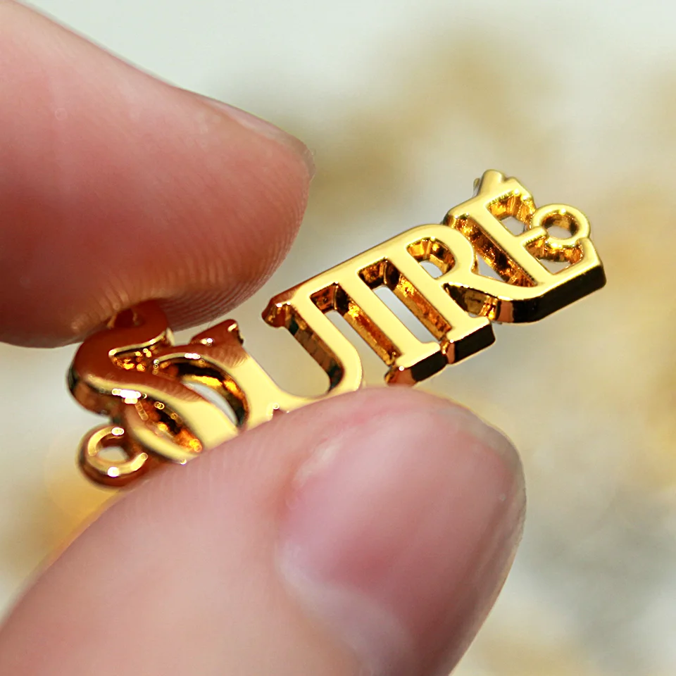 Luxury-Custom-LOGO-Metal-Design-Handbag-Label-Purse-Tag-Decoration ...