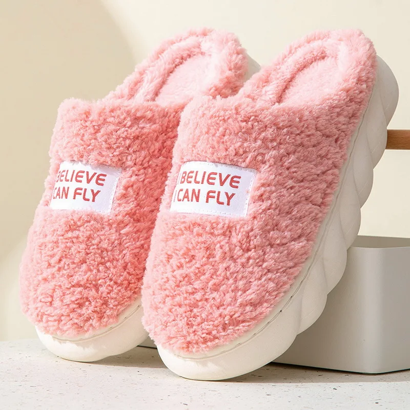 Women-Thick-Platform-Slippers-Indoor-Boy-Girls-Slides-Winter-Home-Warm ...
