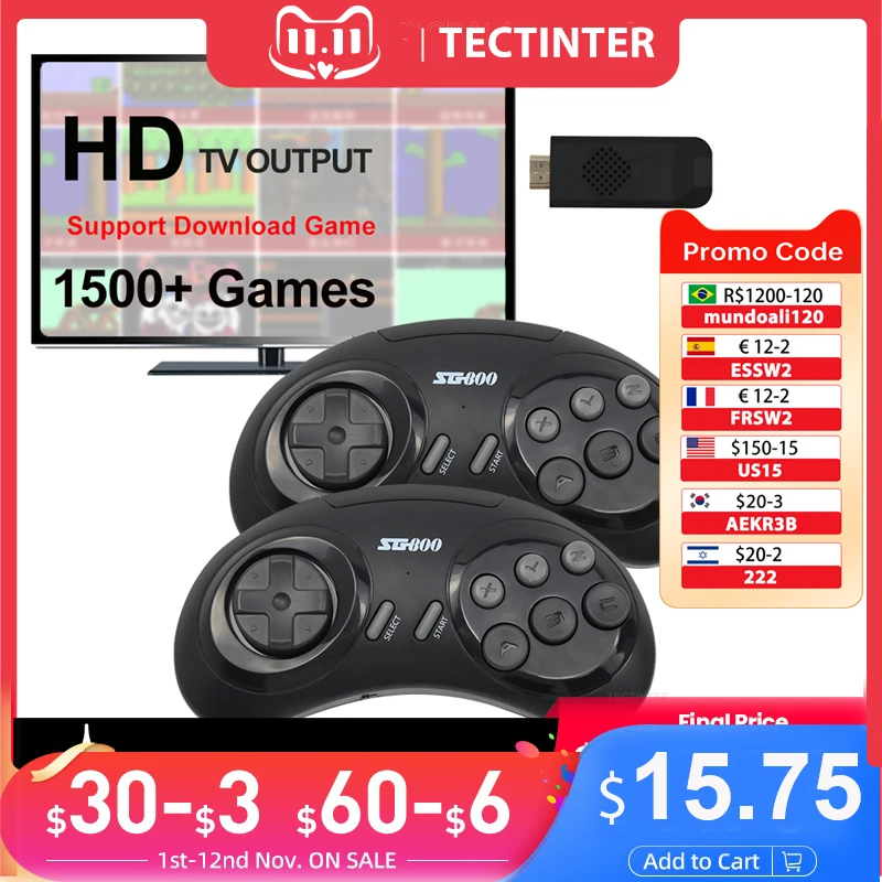 Retro Game Console Handheld 16 Bit | Retro Game Console Sega Genesis ...