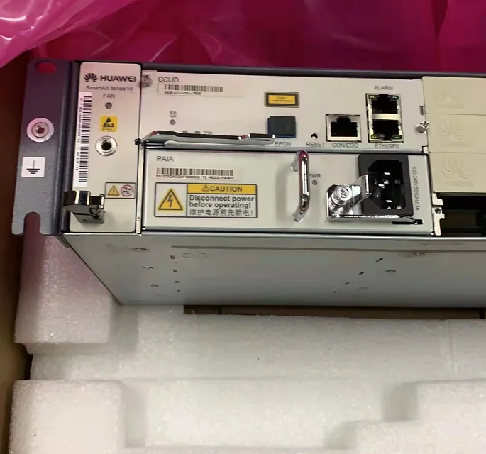 Huawei ip dslam smartax ma5616 chassis, ccub ou ccud, 2 pces vdle/vcle ...