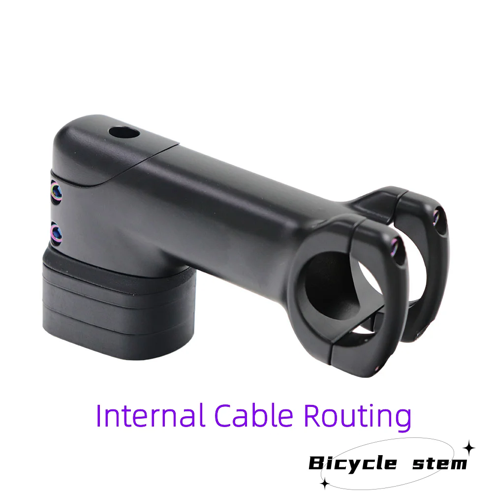 Bicycle Stem 28.6-31.8mm Aluminum Internal cable routing Stem with ...