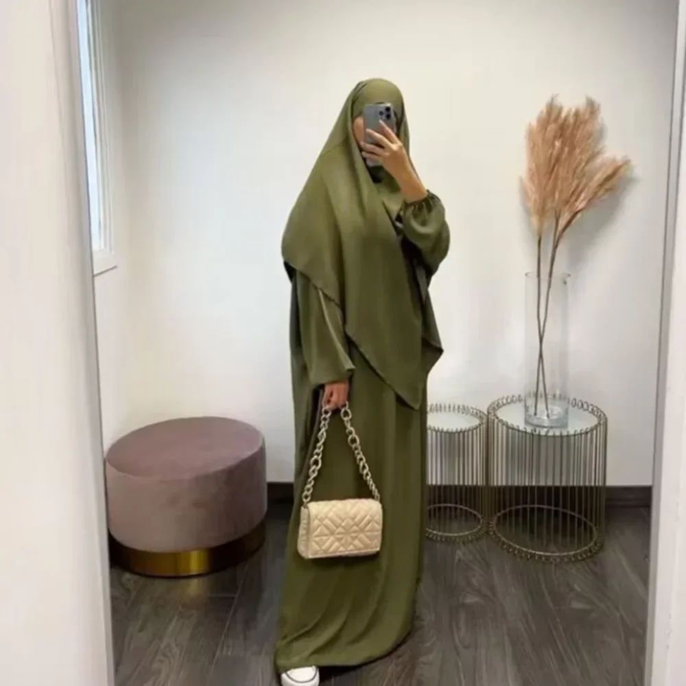 Vestido-Hijab-con-capucha-para-mujer-musulmana-ropa-de-oraci-n-conjunto ...