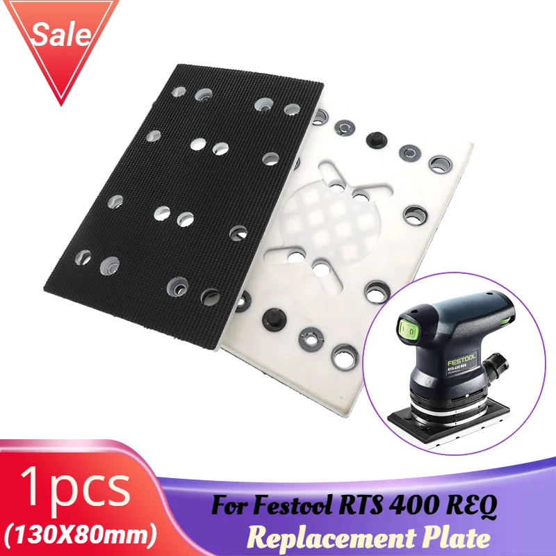 130X80mm Hook & Loop Sanding Pad 12 Holes Replacement Plate for Festool ...