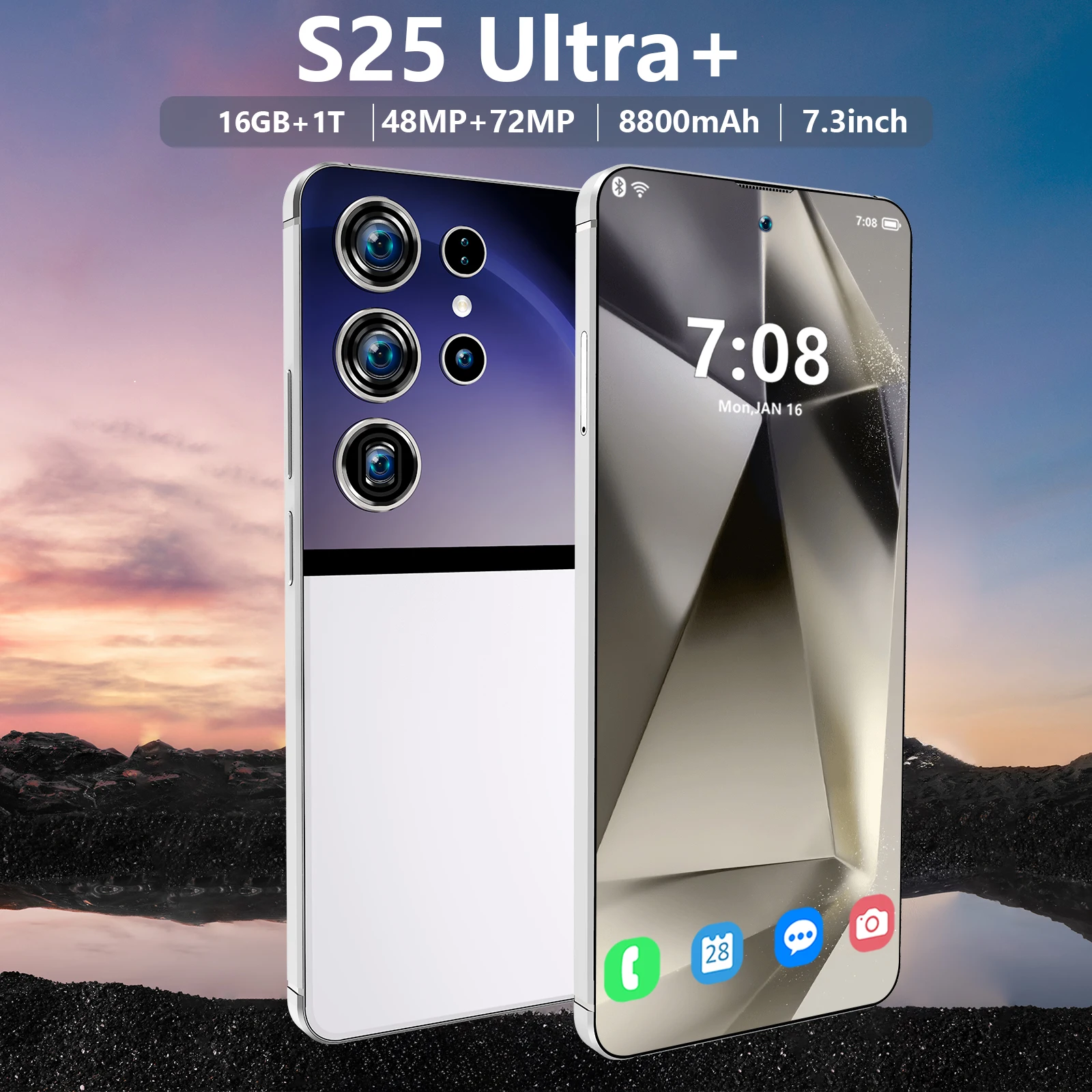 2024-new-S25-ultra-7-3-inch-4G-5G-smartphone-original-7000mAh-48-72MP ...