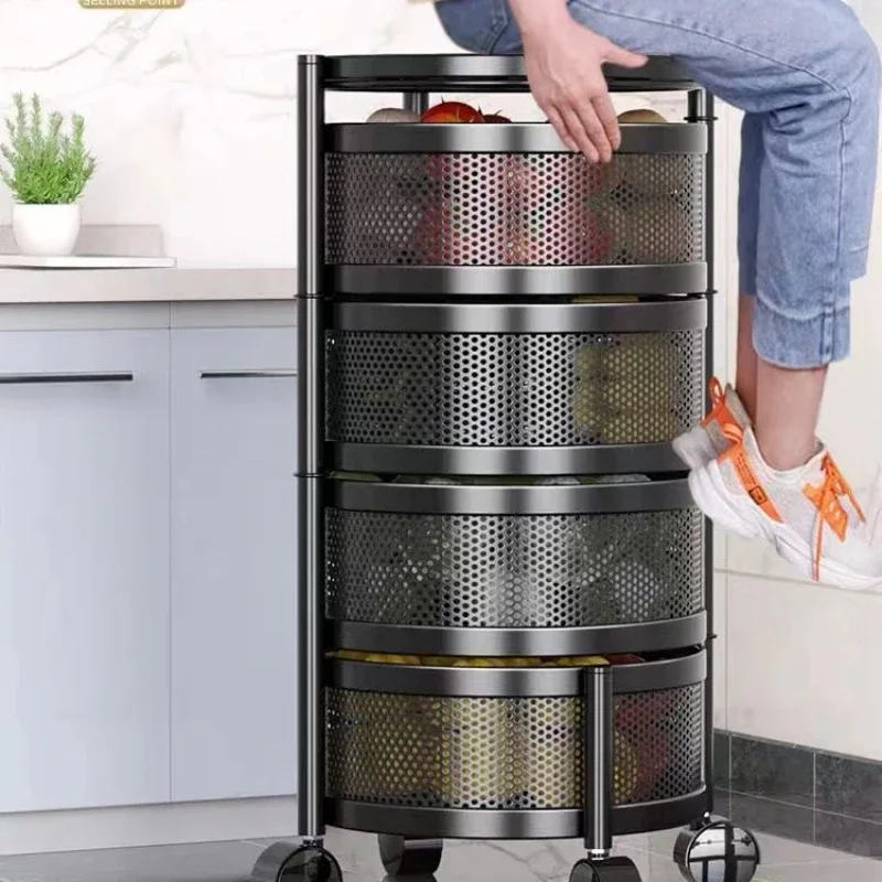 Kitchen-Rotating-Storage-Rack-Multi-function-Fruit-and-Vegetable-Rack ...