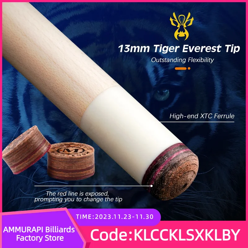 KONLLEN-Pool-Cue-Stick-Dragon-3-Series-Canadian-Maple-Shaft-13mm-9-Ball ...