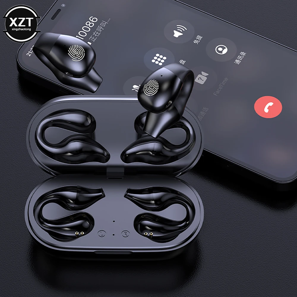 2023-New-TWS-Bone-Conduction-Bluetooth-Headphones-5-2-Open-Ear-Clip ...