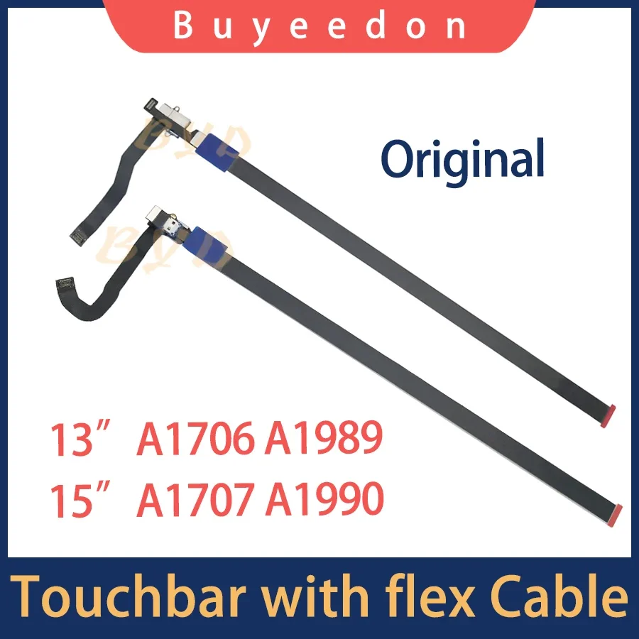 Original Touch bar with Cable For MacBook Pro Retina 13" A1706 A1989 15 ...