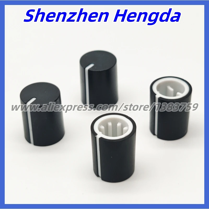 10-Pieces-Plastic-Adjustment-Knob-Diameter-11mm-Height-13-5mm-Plastic ...
