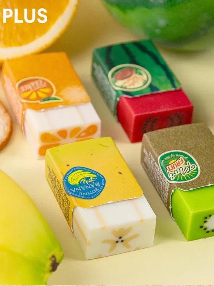 New-Japan-PLUS-Fruit-Eraser-Cute-Watermelon-Banana-Kiwi-Orange-Kawaii ...