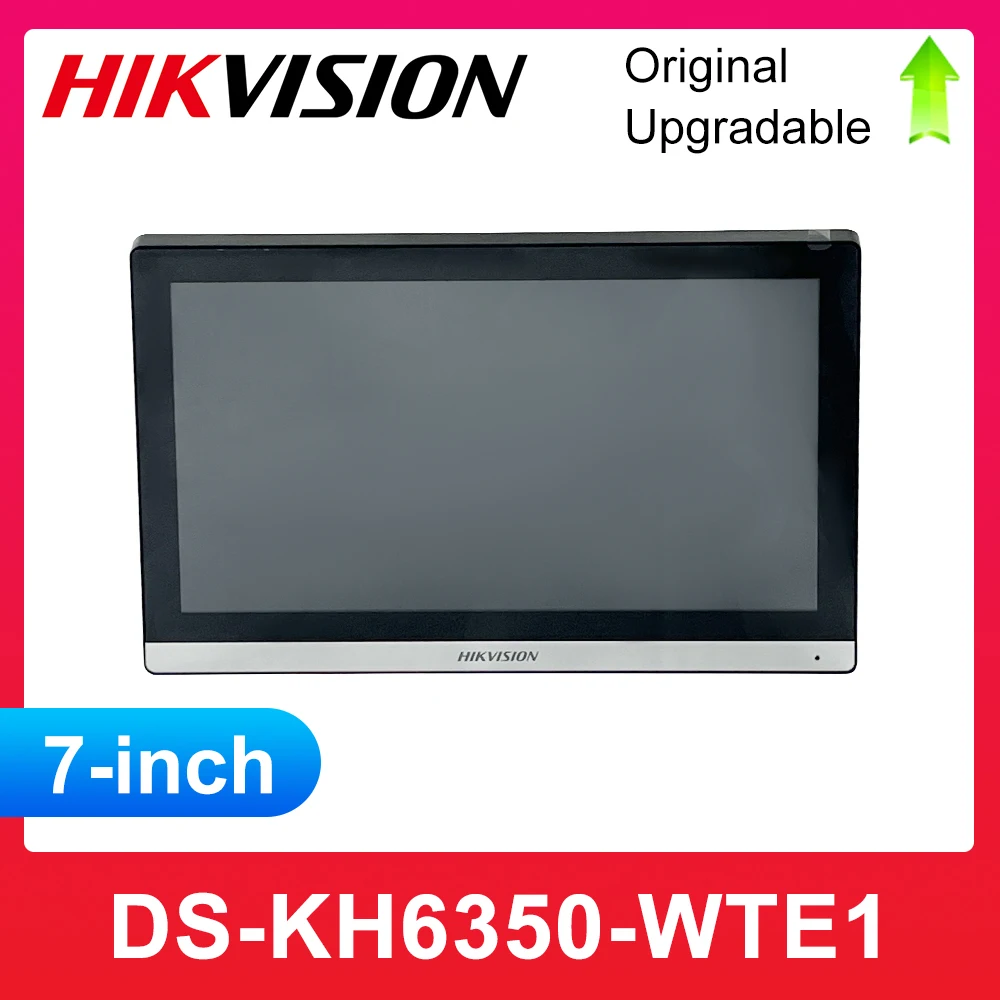 HIKVISION-Multi-Language-7-Inch-PoE-Indoor-Monitor-DS-KH6350-WTE1 ...