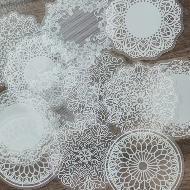 Vintage White Lace Background