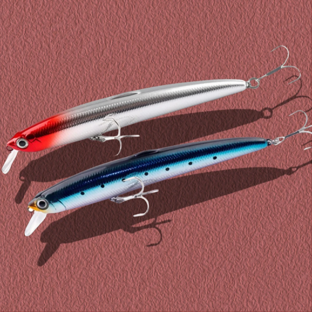 1PCS Saruna Minnow Fishing Lures 125mm 16g Shallow Floating Casting ...