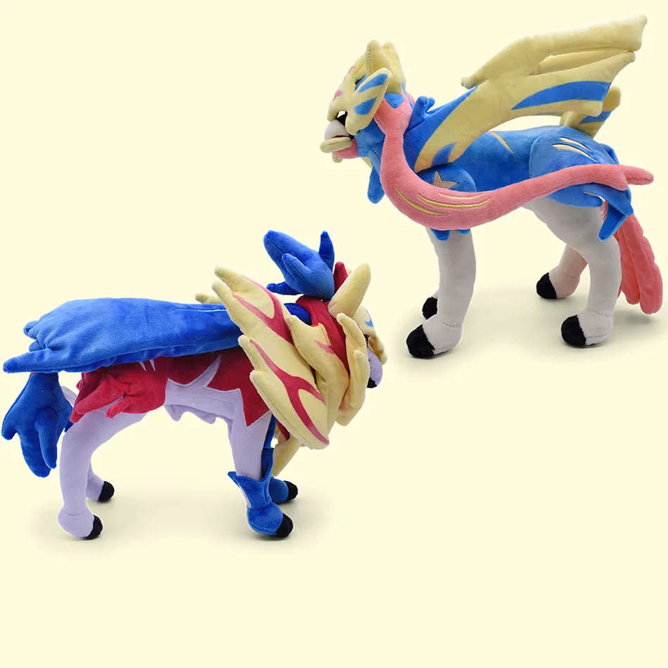 30cm Pokemon Sword Shield Stuffed Plush Toys Zamazenta Zacian Ornaments ...