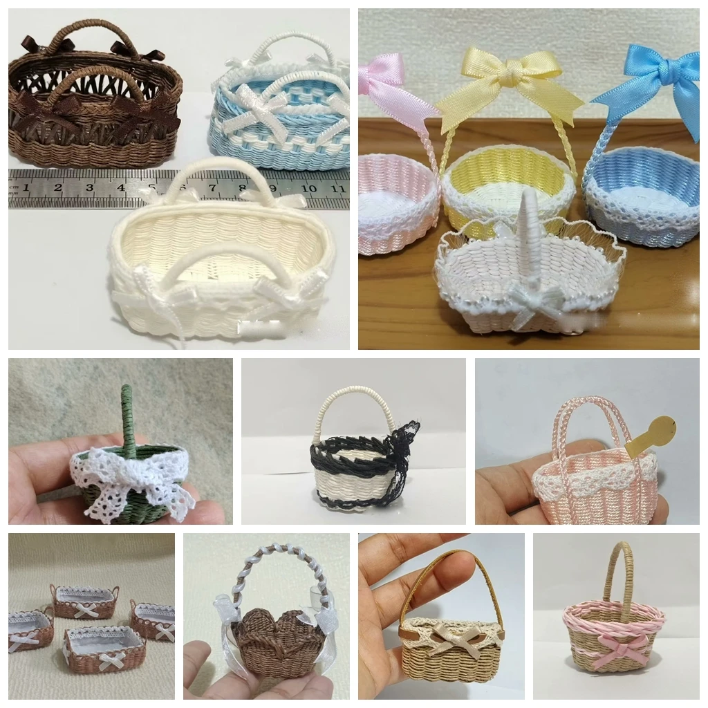 Dollhouse Miniature Scene Props Decoration Mini Simulation Macaron Hand ...