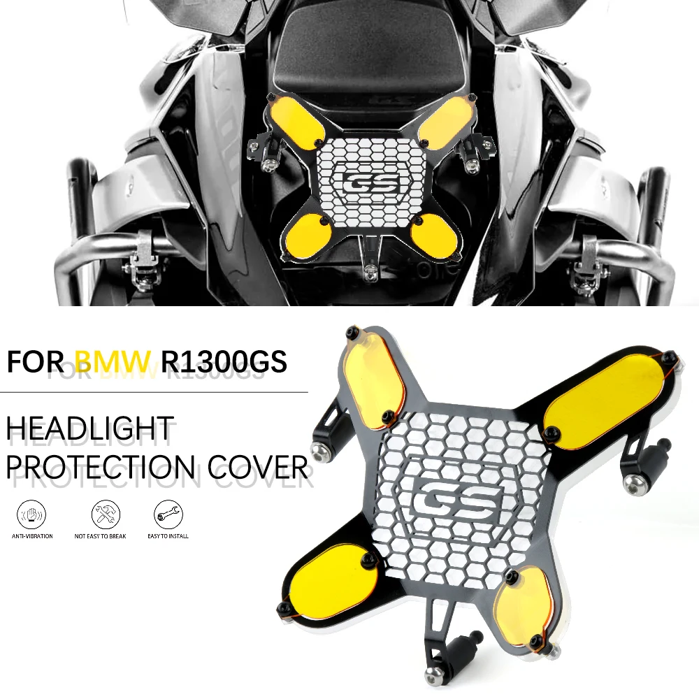 R1300GS-NEW-Headlight-Head-Light-Guard-Protector-Cover-Protection-Grill ...