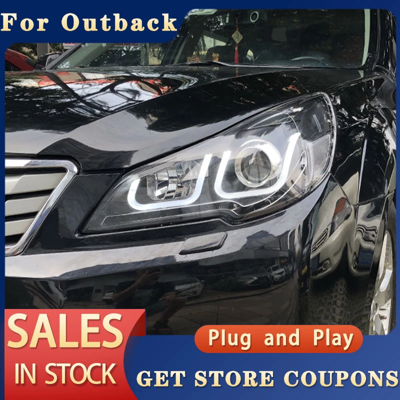 Car Lights For Subaru Outback 2010-2016 Headlights Drl Hella Led Bi ...