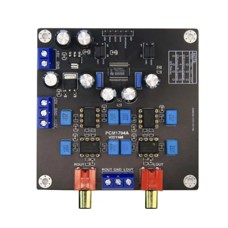 DLHiFi decodificador PCM1794A PCM1794, PCB HiFi de 24 bits, 192kHz ...