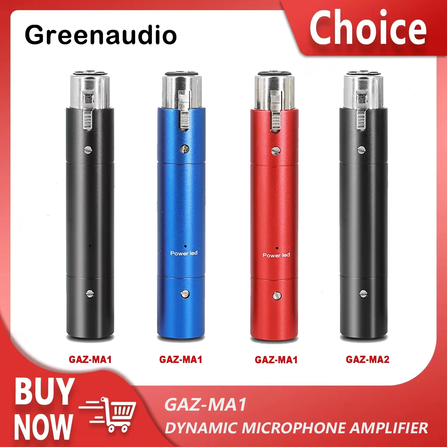 GAZ-MA1-new-dynamic-microphone-amplifier-48V-microphone-sound-gainer ...