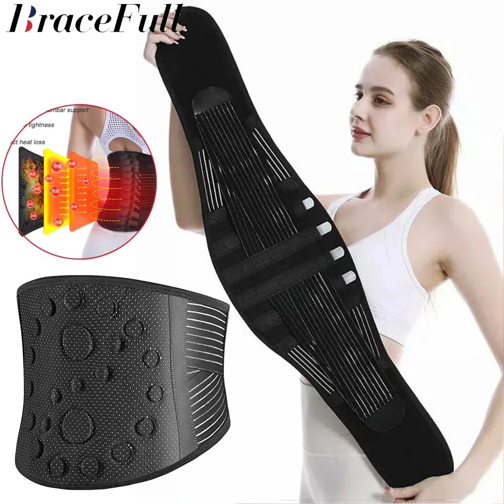 1PCS-Thermal-Magnetic-Therapy-Lumbar-Support-Belt-Lower-Back-Brace-for ...