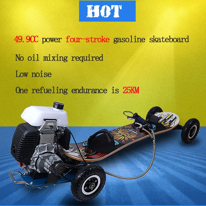 Nova-atualiza-o-4-rodas-gasolina-scooter-fora-de-estrada-skate-de-alta ...