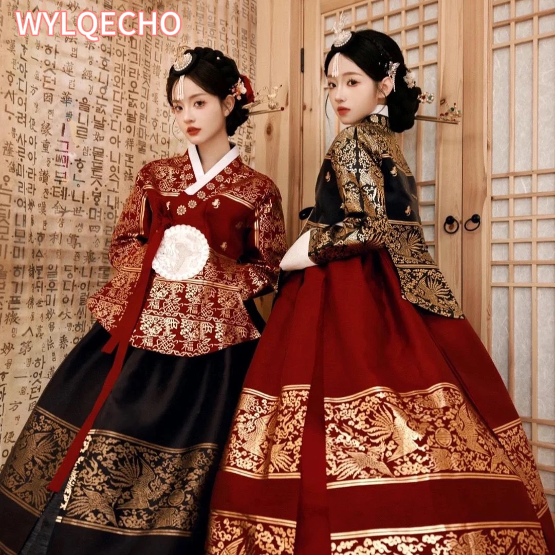 Roupas-femininas-de-fotografia-de-viagem-Yanji-vestido-coreano-preto ...