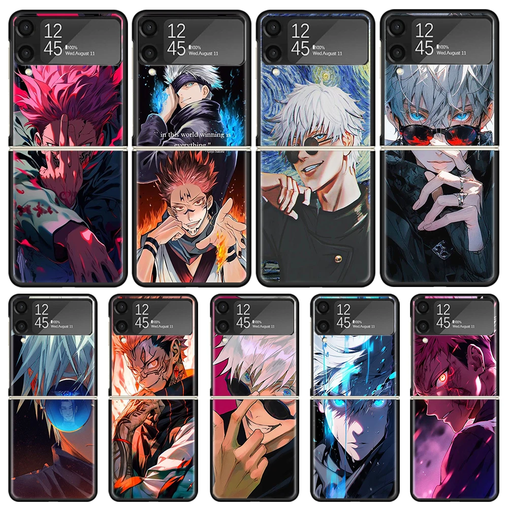 Hot-Anime-JujuKaisen-Phone-Case-for-Samsung-Galaxy-Z-Flip3-5G-Flip4 ...