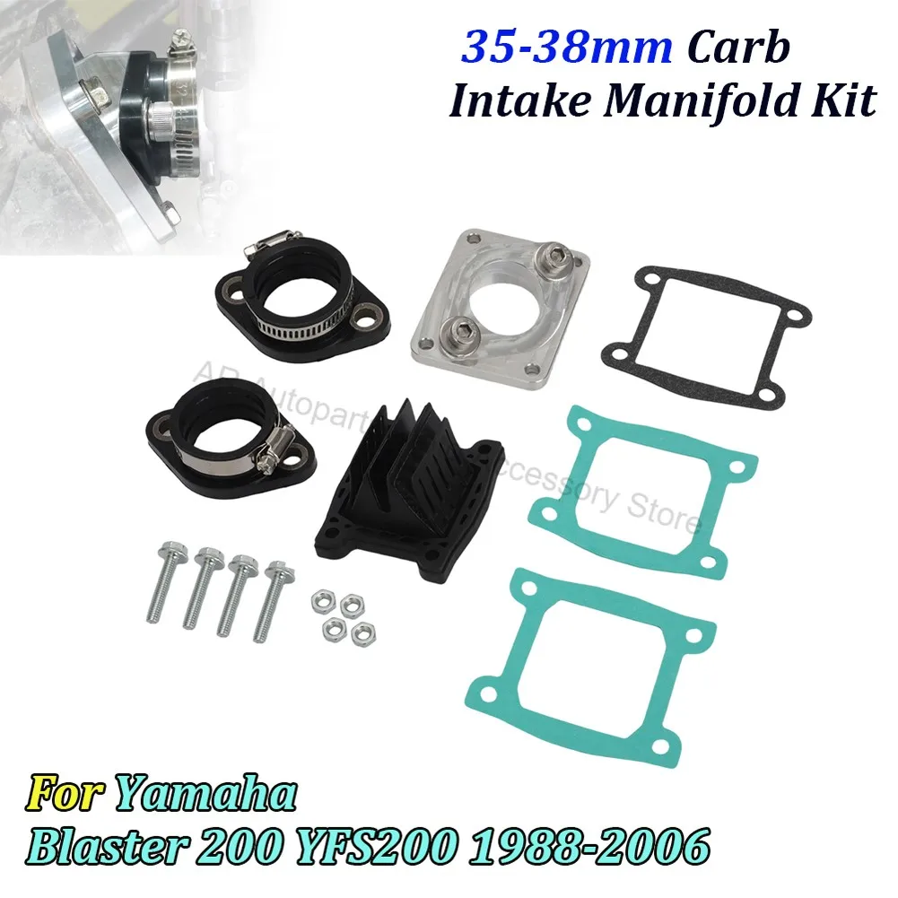 Pro Design Flow Control Carb Intake Manifold 34-35 mm Reed Valve System ...