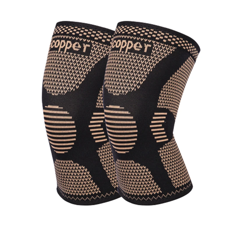 Sports-Knitted-Knee-Guards-Copper-Ion-Copper-Fiber-Four-Sided ...