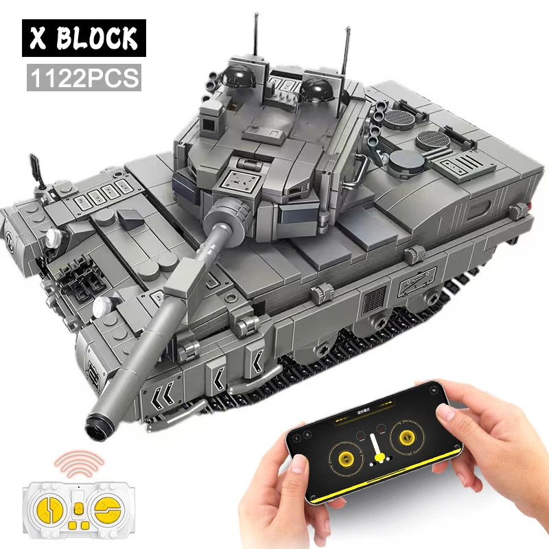 Technical-Car-APP-Remote-Control-Motor-Power-WW2-Leopard-2-Tank ...