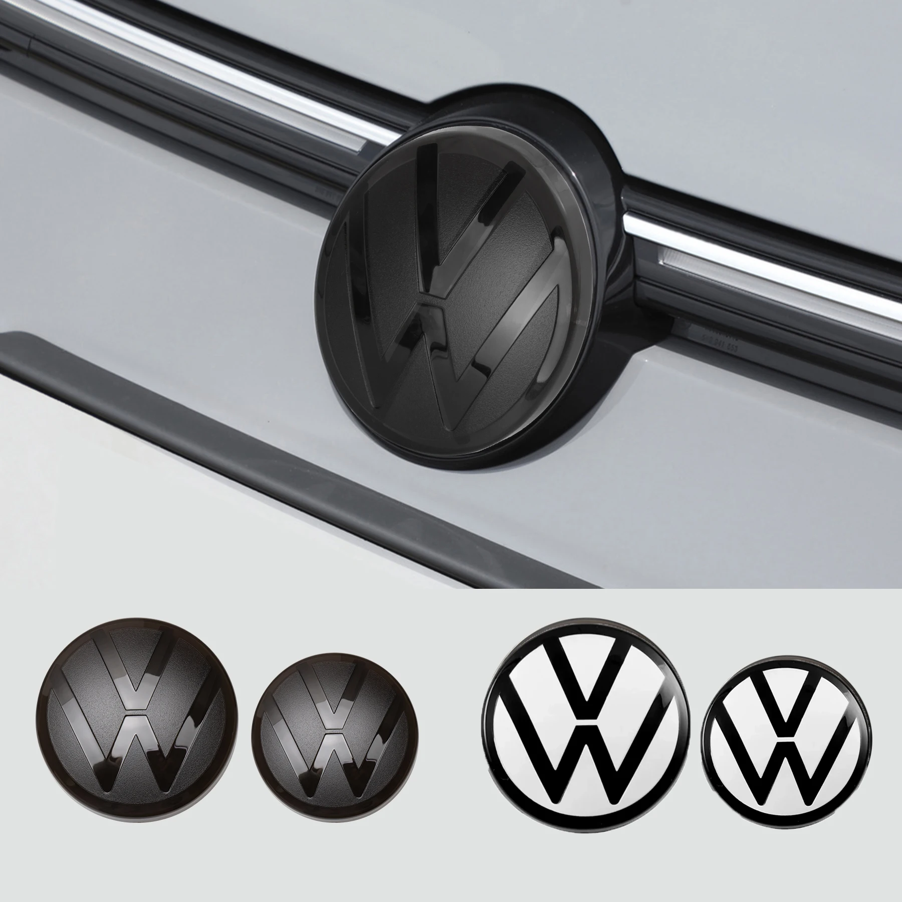 Car-Front-Grille-Front-Rear-Emblem-Badges-cover-Sticker-For-Volkswagen ...