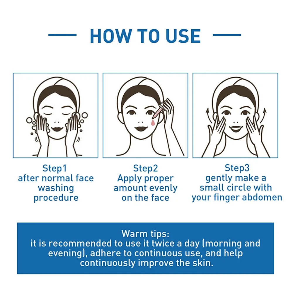 YuanbingJAYSUING Anti-Wrinkle Essence Pure Hyaluronic Acid Facial Serum ...