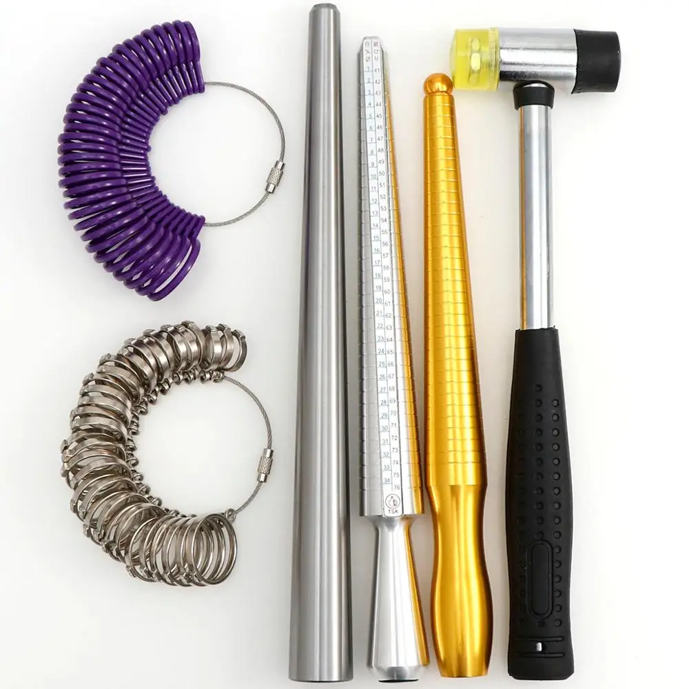 7style Plastic Stick Ring Sizer Ring Stick Enlarger Mandrel Gauge Set ...