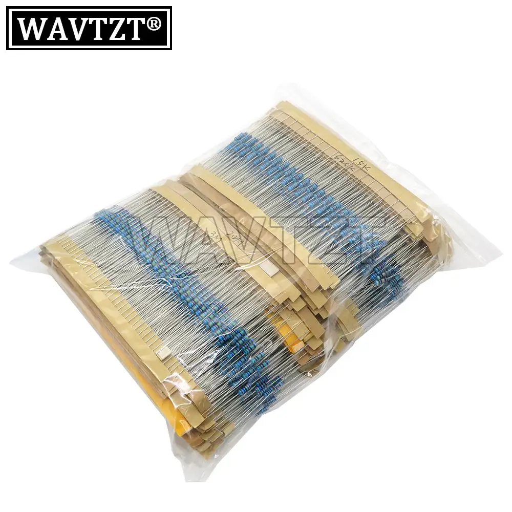 156Values-1-4W-0-25W-1-Metal-Film-Resistors-Assorted-Pack-Kit-Set-Lot ...