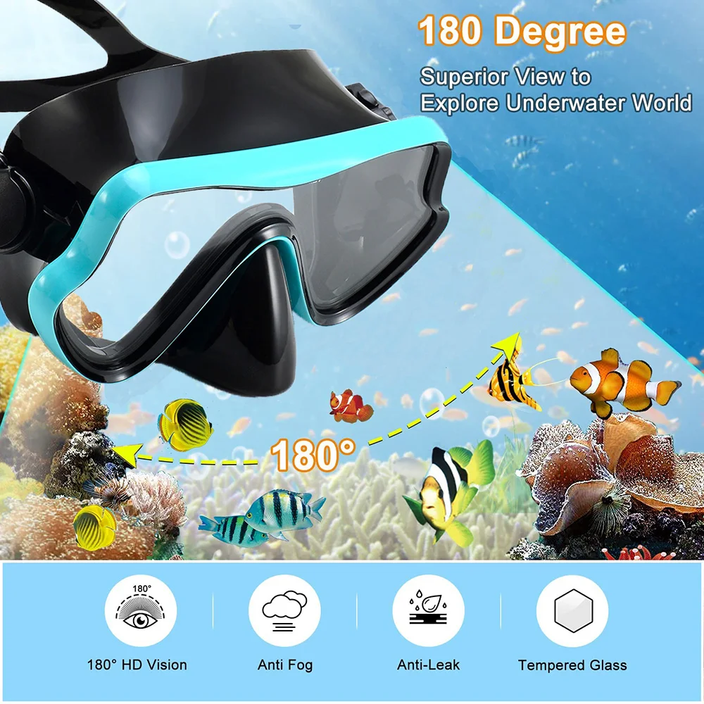 Panoramic Diving Mask Set - Easy Fishing Tackle