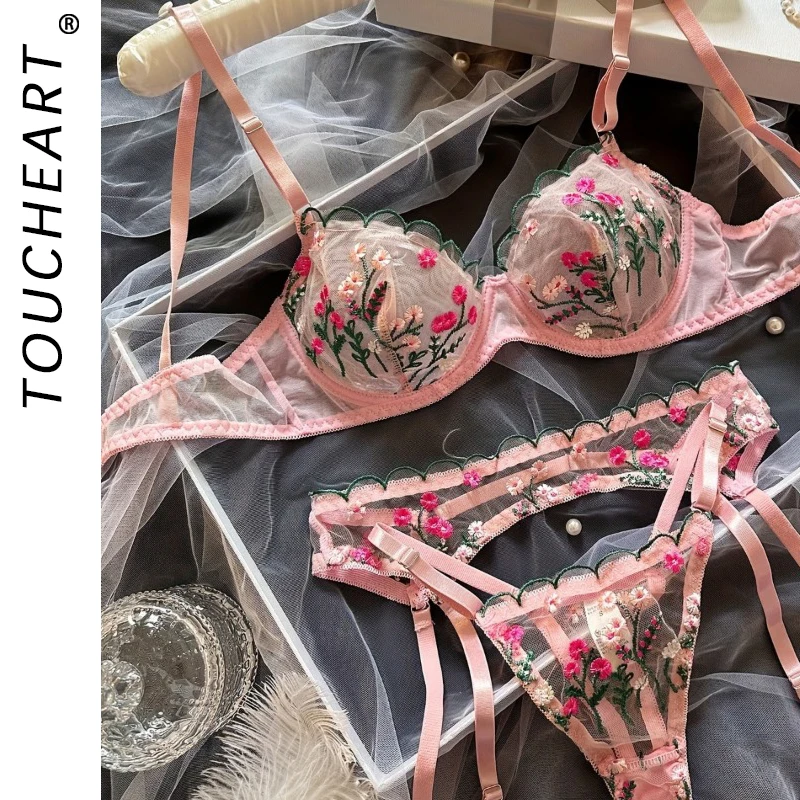Women-Underwear-Sexy-Body-Lingere-Romantic-Lingeries-Sexy-Bras-Flower ...