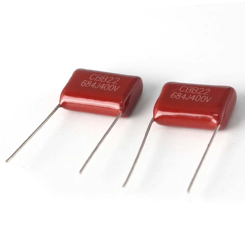 40PCS-400V-CBB-Capacitors-684J-0-68uF-680nF-P15mm-Polypropylene-Film ...
