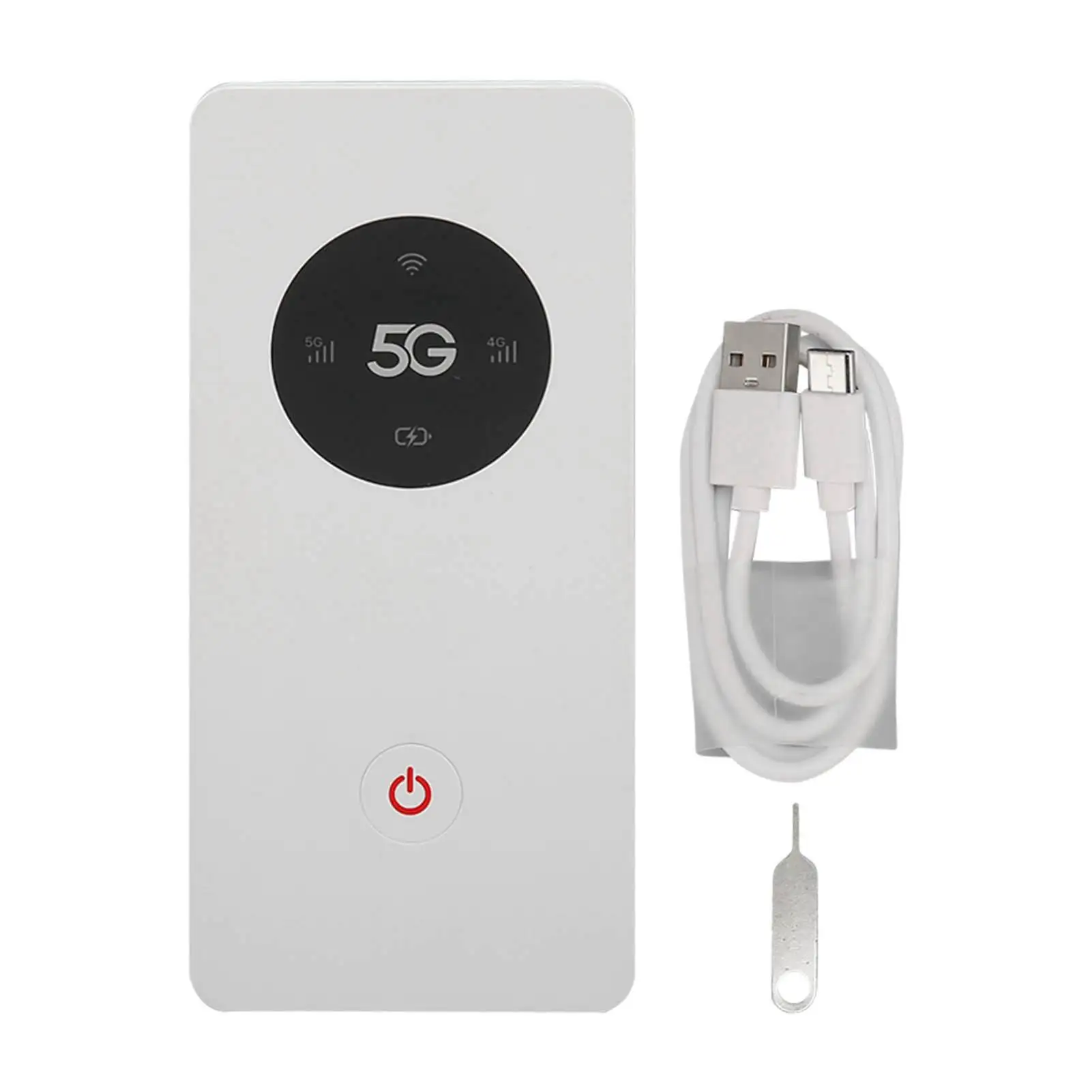 5G WiFi Mobile Hotspot Nano SIM Slot 2.77Gbps DL 1.25Gbps UL 16 Devices ...