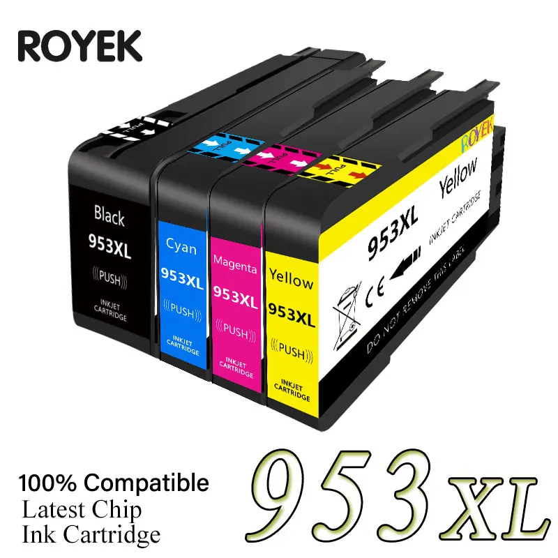 953XL Ink Cartridges For HP953 953 XL Compatible with For HP Officejet ...