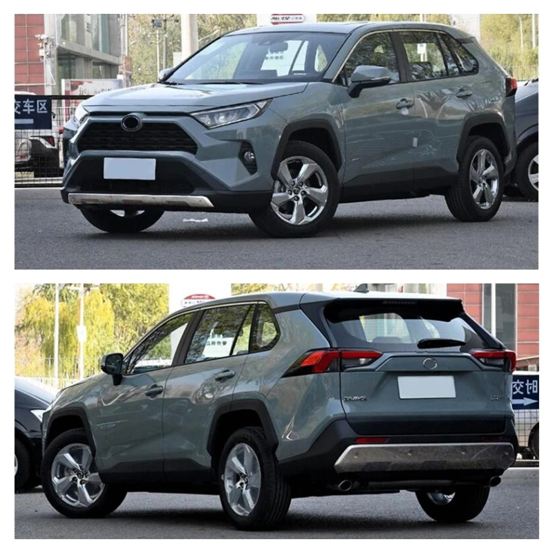 Front Rear Bumper Guard For TOYOTA RAV4 2019-2023 Plate Protector Anti ...