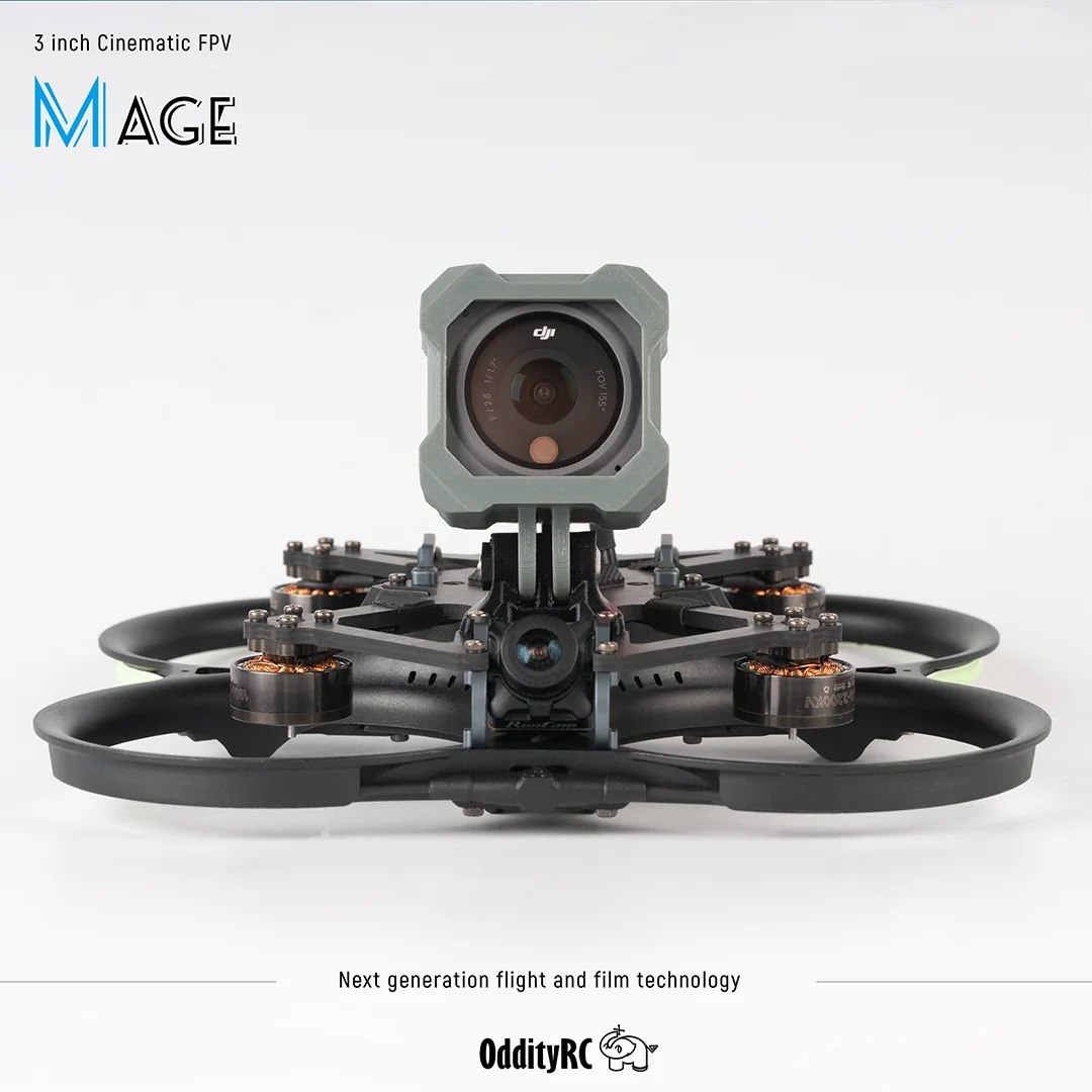 Oddityrc Mage30 6s Fpv Cinewhoop Drone 3 Inch Long Battery Life Runcam Link Wasp Cob Led Light ...