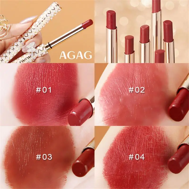 Barras-de-labios-lisas-de-seda-de-4-colores-l-piz-labial-fino-tubo-fino ...