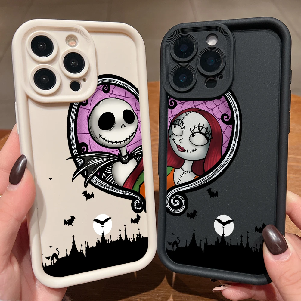 Funda de teléfono Corpse Bride Couple para iPhone 16 15 14 Plus 13 12 ...