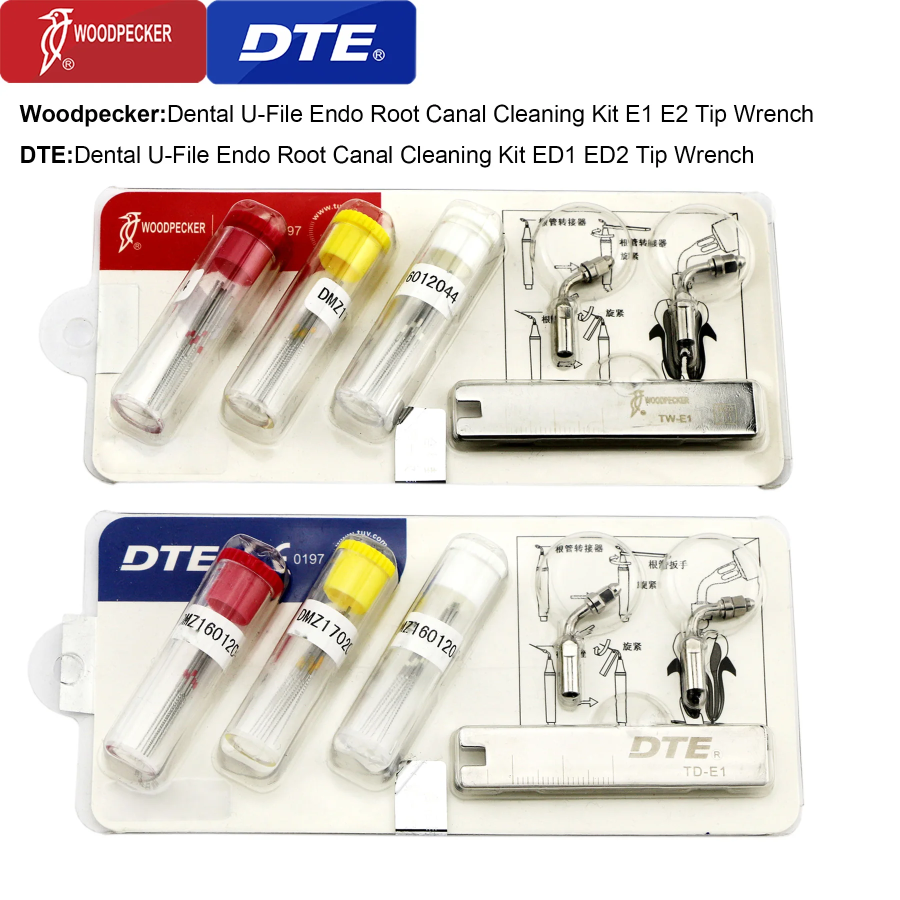 Woodpecker Dte Dental Ultrasonic Perio Scaler Tip Root Canal Cleaning ...