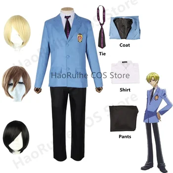 Ouran High School Host Club Cosplay Uniform School Girl Boy Haruhi ...