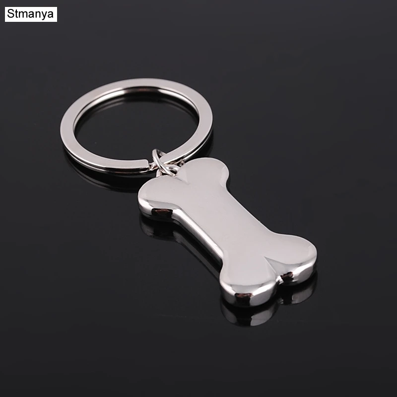 Cute Dog Bone key Chain - Hot Fashion Alloy Charms Pendent key ring for ...