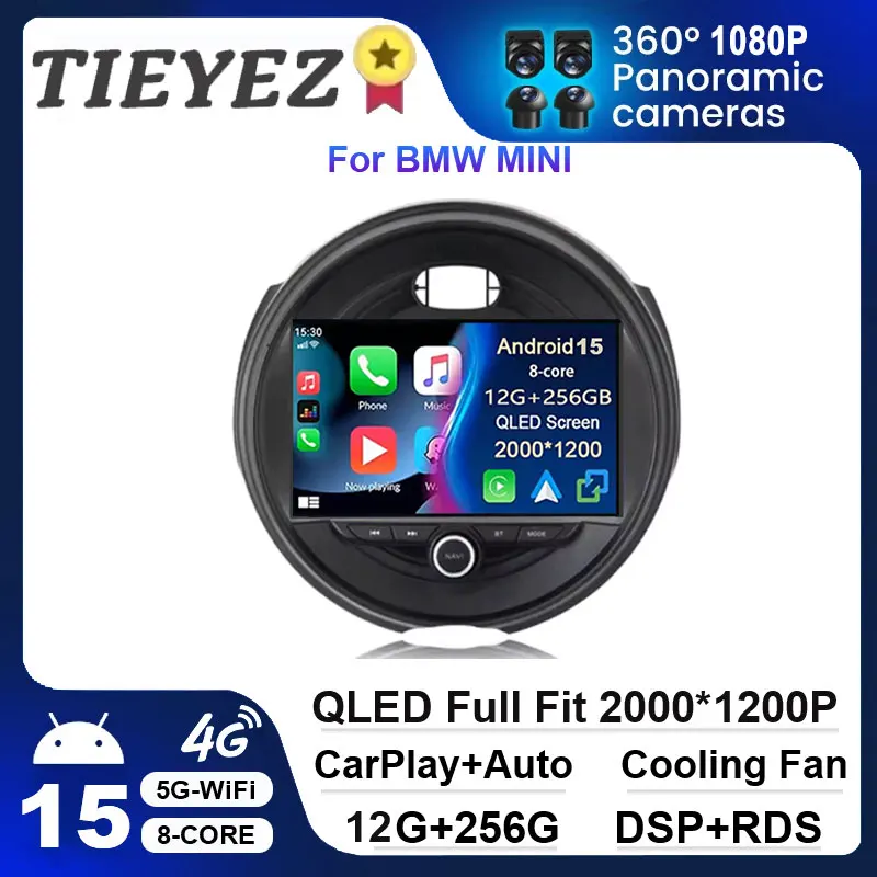 CarPlay Radio Android For BMW MINI Cooper F54 F55 F56 F60 2015-2019 ...