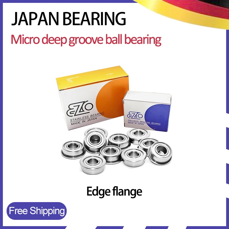 Made-in-Japan-EZO-Micro-flanged-edge-guard-bearing-F603-F604-F605-F606 ...